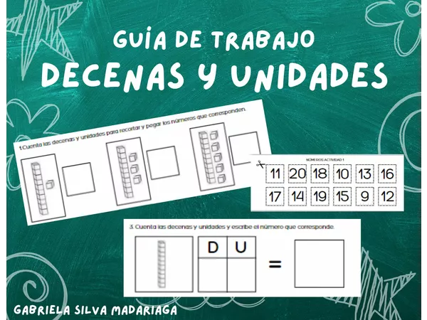 Guía Decenas y unidades | profe.social